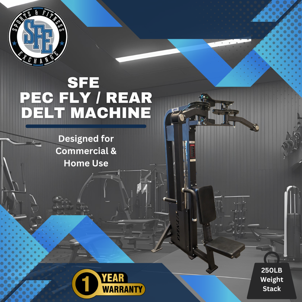 Pec Fly & Rear Delt Fly Machine (Pec Deck) | 250lb Stack